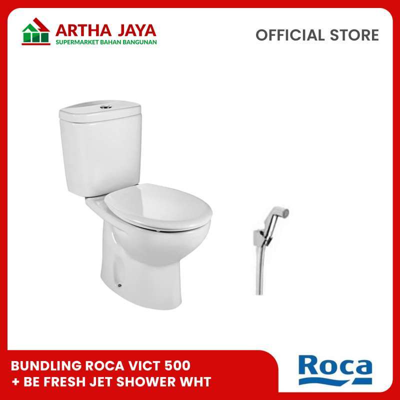 Jual Roca Bundling Closet Duduk Victoria 500 + Jet Shower Be Fresh ...