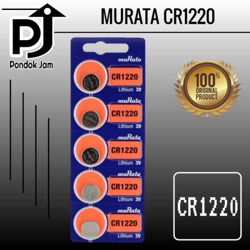 Jual Baterai Murata Cr1220 Original Lithium 3V Lembaran di Seller AK_Gallery - Wanajaya, Kab ...