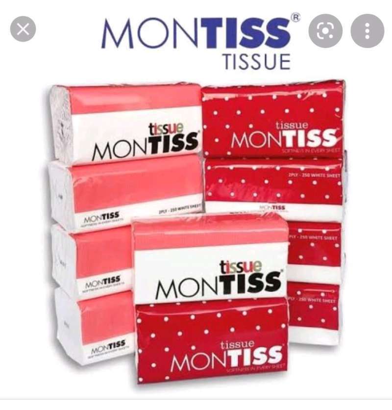 Jual Montiss Tissue [250 Sheet] Harga 1 Dus Di Seller Harapan Kita Jaya ...