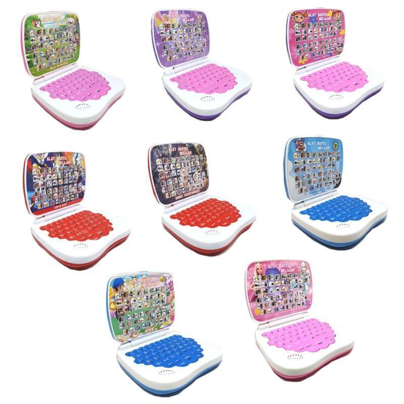Jual Mainan Laptop Mainan Edukasi Anak Cewek Cowok Laptop 4 Bahasa ...
