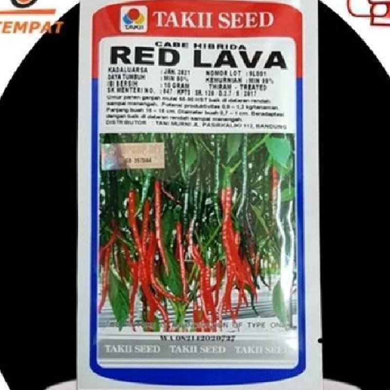 Jual Benih cabai / cabe besar RED LAVA isi 10 gram dari Takii Seed di ...
