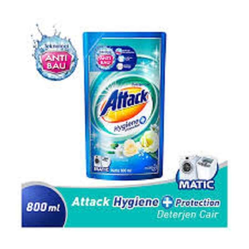 Jual ATTACK Attack Hygiene Plus Protection Detergent Cair [800 mL] di ...