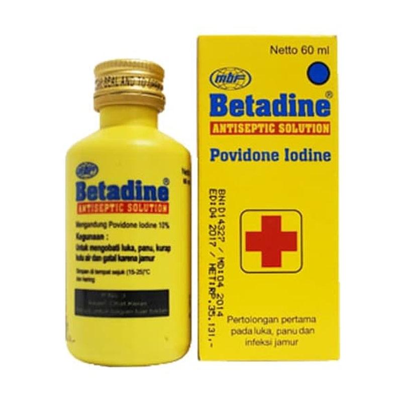 Jual Betadine Antiseptic Solution [60 ml/Botol] di Seller Apotek ...