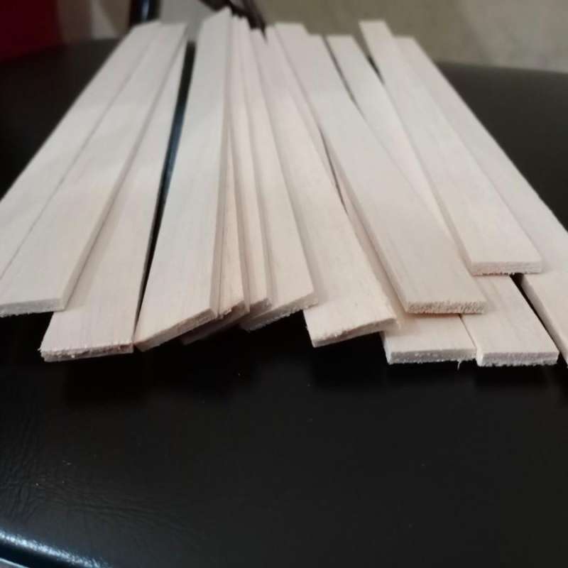 Jual Balsa Strip 2mm x 5cm x 1 Meter Aeromodelling Kayu Lis Maket di ...
