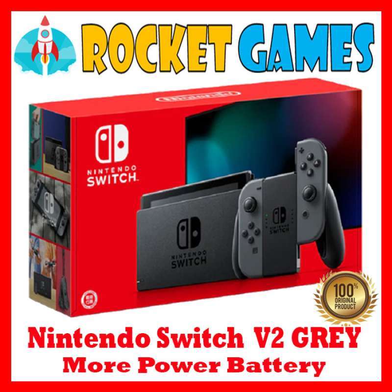 Jual Rocket Games - Console Nintendo Switch Versi 2 - GREY di Seller ...