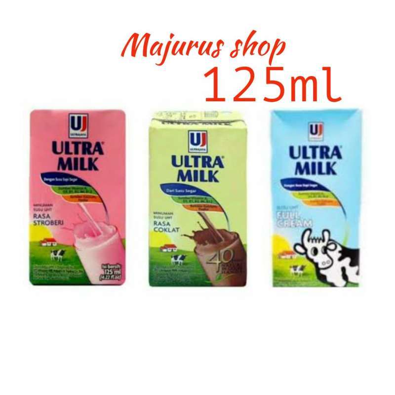 Jual Susu Ultra Milk 125ml [ 1 Dus/40 Pcs] - Coklat Di Seller Majurusshop - Kamal, Kota Jakarta ...