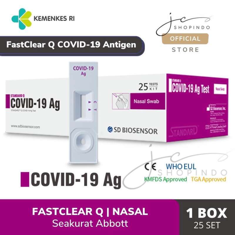 Promo NEW Nasal FastClear Q - Antigen Swab Test Covid-19 / Omicron ...