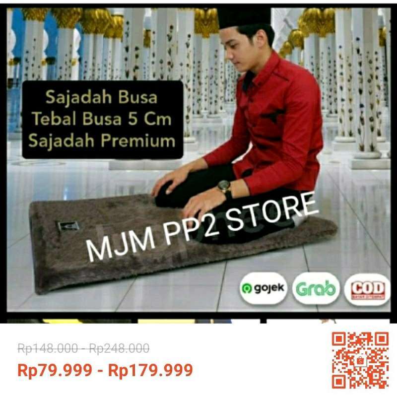 Promo [SANGAT EMPUK] Sajadah Super Tebal Busa 5cm Bulu Rasfur Premium ...