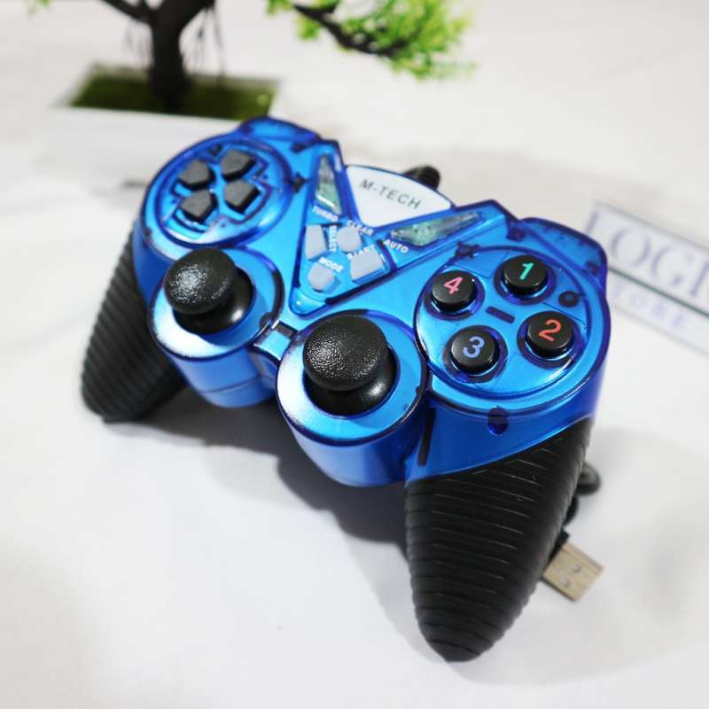 Jual M-Tech Original MT 8400 Gamepad Stick Single Turbo - Biru di ...