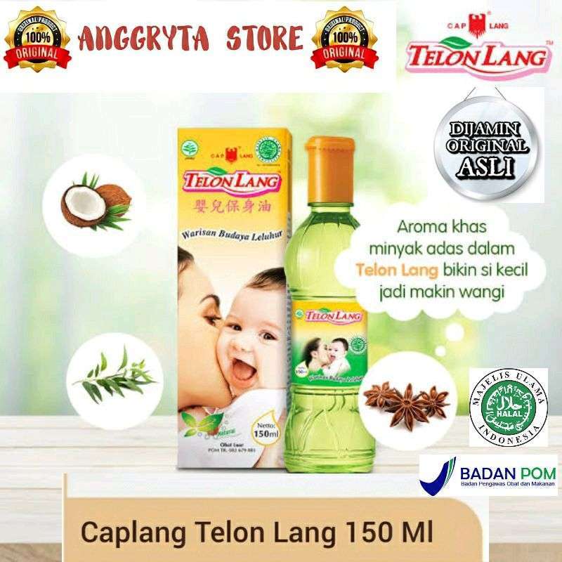 Jual Telon Lang 150 ml Cap Lang Minyak telon lang 150ml di Seller ...