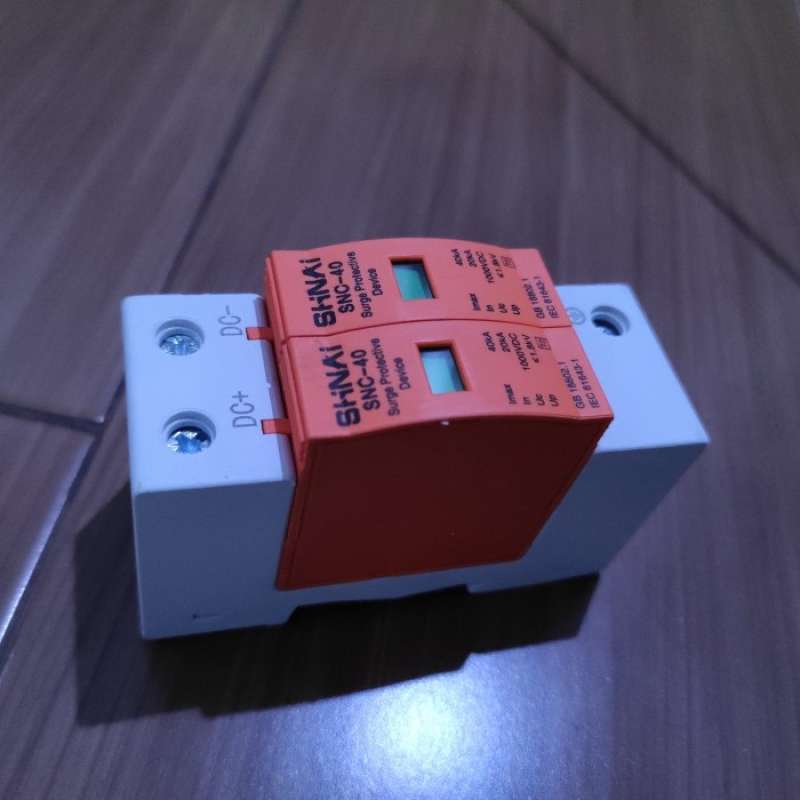 Jual Spd Surge Protection Device Dc 1000v 1000vdc Snc-40 Arrester Solar ...