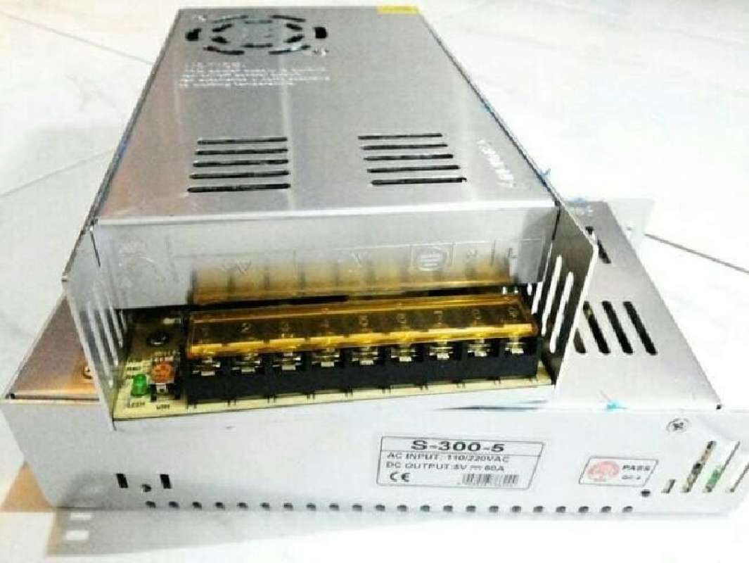 Jual Adaptor 5V 60A Power Supply Switching LED Jaring 60 Ampere 5 Volt DC di Seller KingLed ...