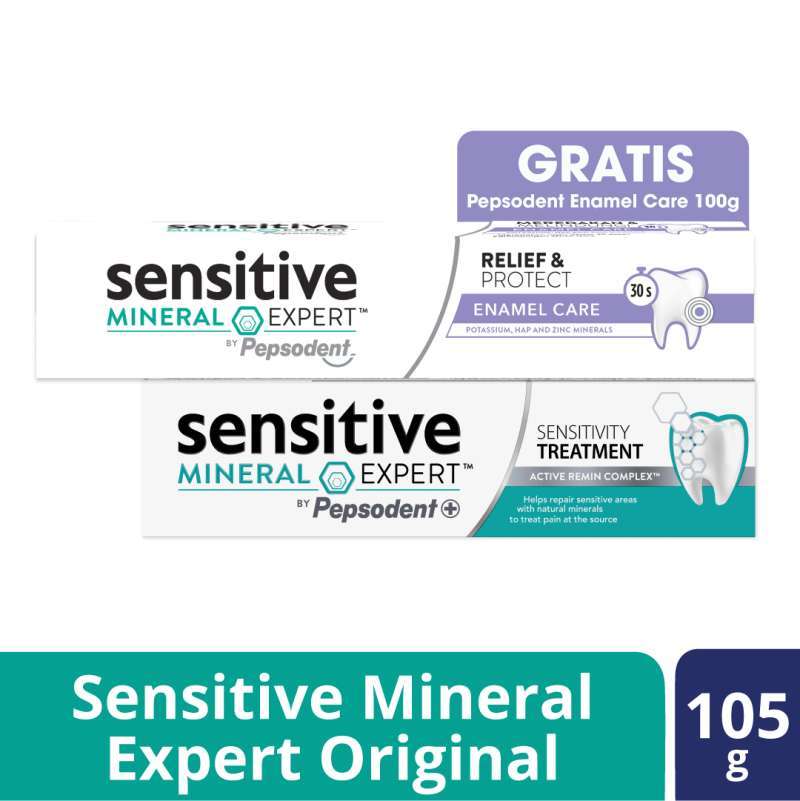 Jual Pepsodent Sensitive Mineral Expert Sensitivity Treatment Extra ...