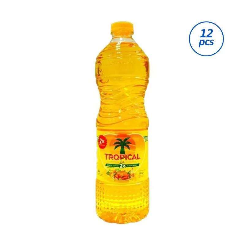 Promo Tropical Minyak Goreng Botol [12 Pcs x 1L] Diskon 37% di Seller ...