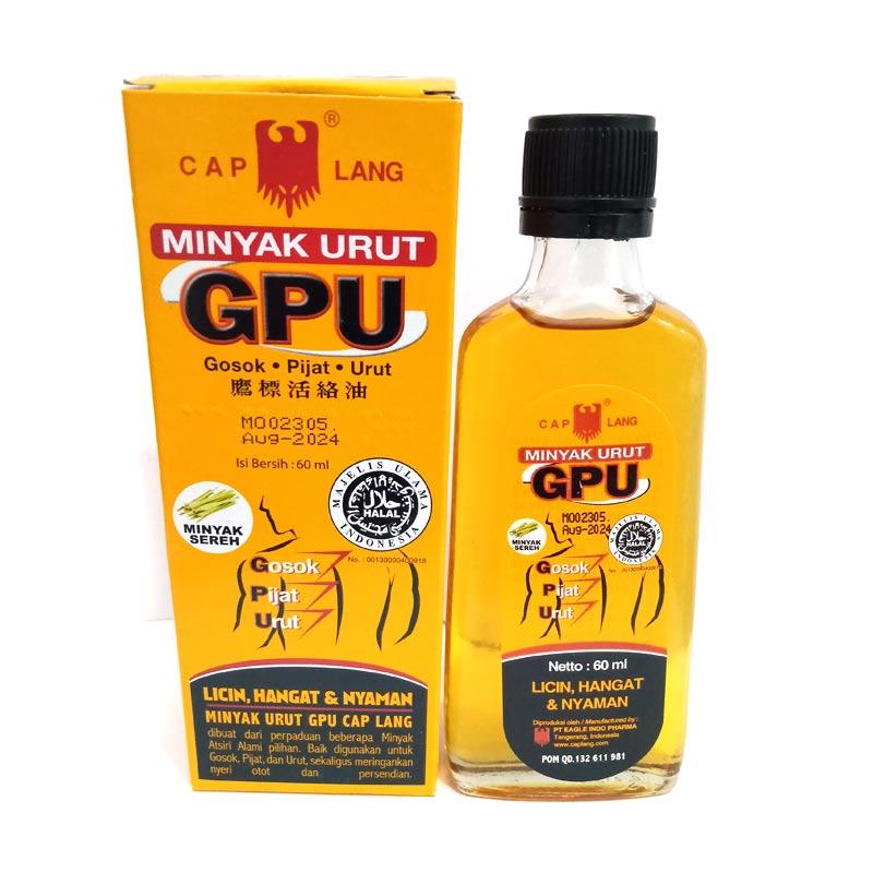 Jual Cap Lang GPU Sereh Minyak Urut [60 mL] di Seller Darma Medika ...