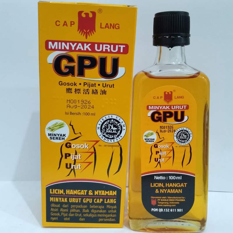 Promo Cap Lang GPU Sereh Minyak Urut [100 mL] Diskon 40% di Seller Toko ...