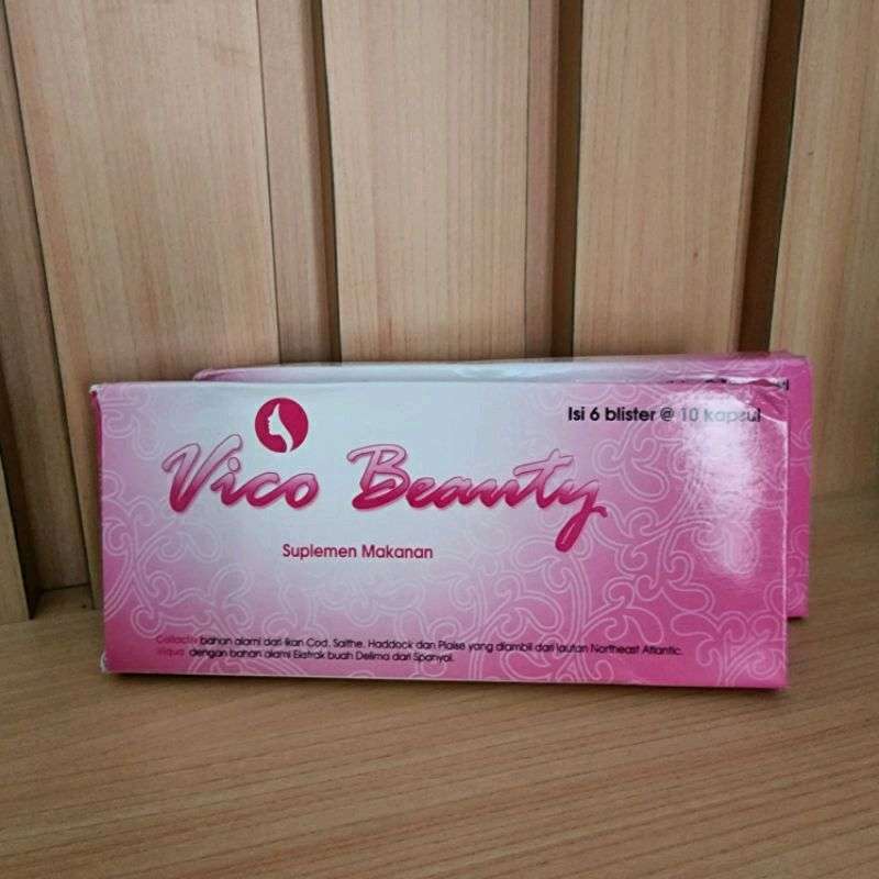 Promo Vico Beauty Fish Collagen Dan Viqua Per Box Isi 60 Kapsul ...