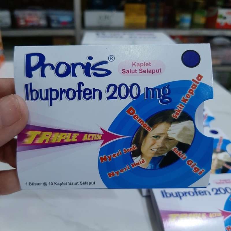 Promo Proris Tablet 200 Mg 10 Table - Obat Demam - Strip Diskon 4% Di ...