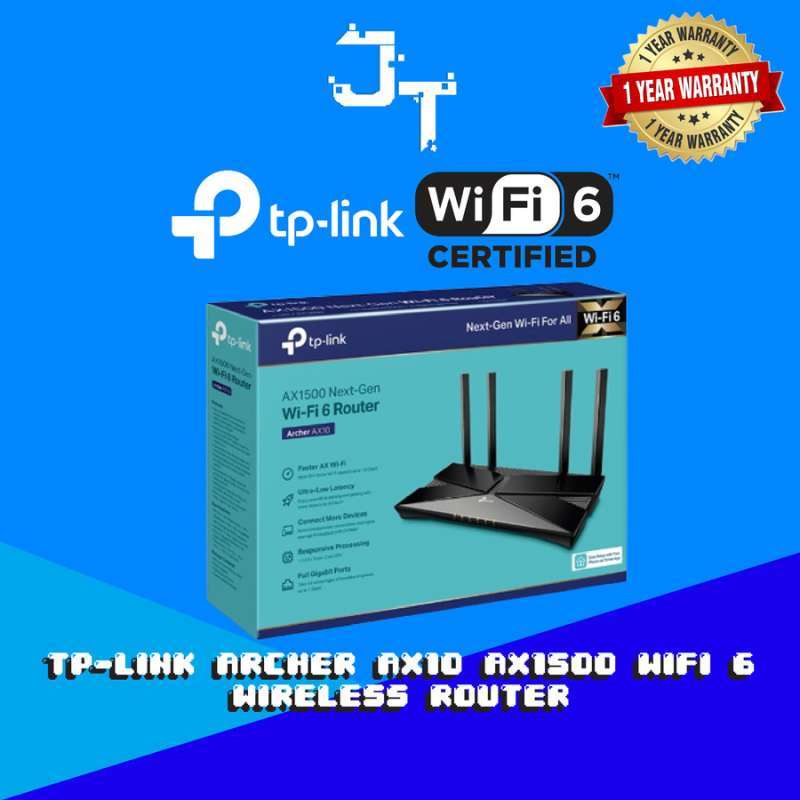 Jual TPLink Archer AX10 AX1500 Wi-Fi 6 Router di Seller JCTech - Mangga ...