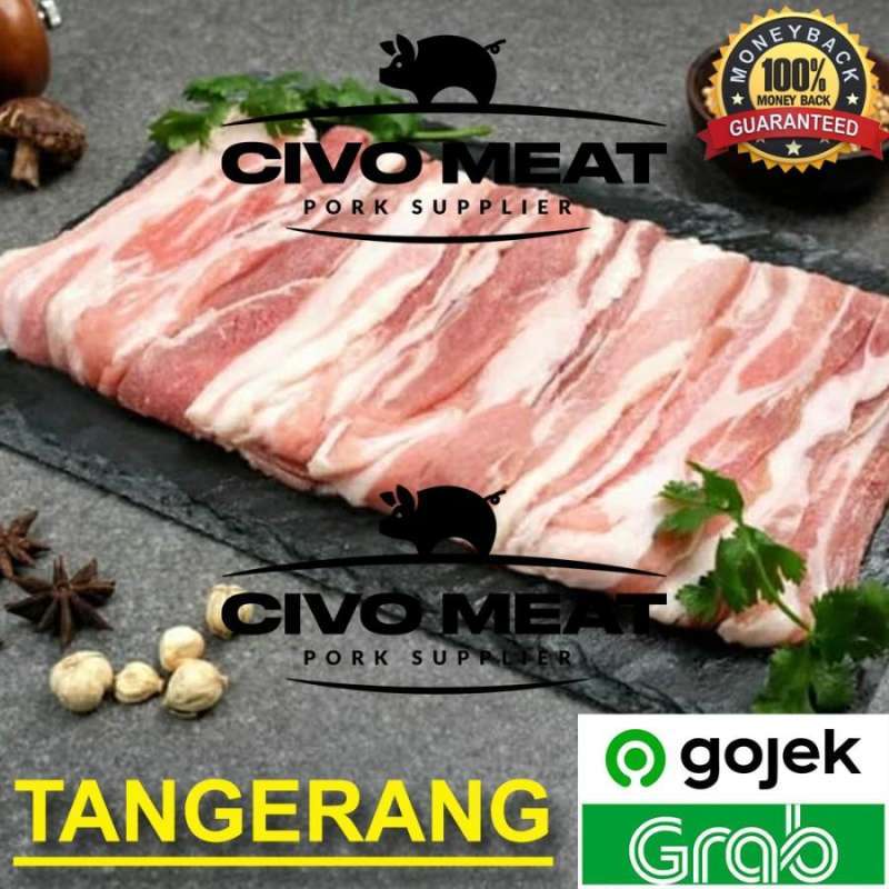 Jual Daging Babi Pork Belly Slice 500gr di Seller CIVO MEAT - Batu ...