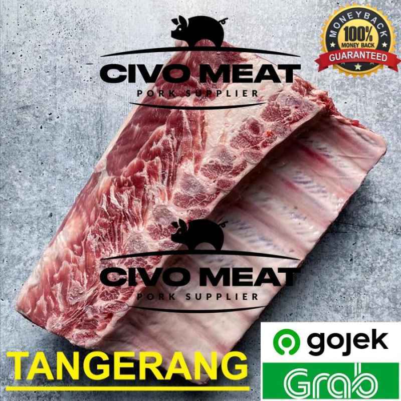 Jual Daging Babi bagian Iga / Pork Ribs 1 kg di Seller CIVO MEAT - Batu ...