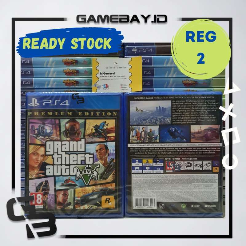 Jual PS4 Grand Theft Auto V : Premium Edition / GTA V - Reg 2 di Seller ...