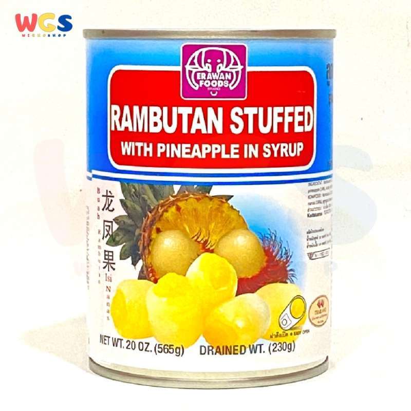 Jual Erawan Foods Rambutan Stuffed With Pineapple in Syrup 20oz 565g di ...