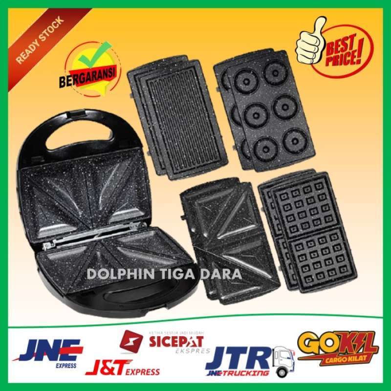 Jual Waffle Croffle Maker Pemanggang 4 in 1 Toaster IDEALIFE IL202 IL ...
