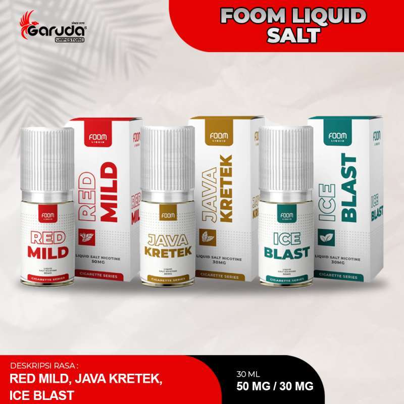 Jual Foom Cigarette Series Saltnic Liquid 30ml Bercukai di Seller ...