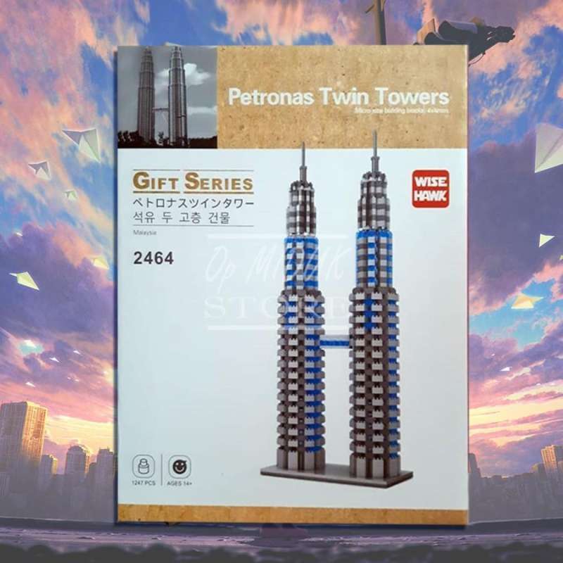 Jual Nanoblock Petronas Twin Towers Landmark Malasya Lego Big Size di ...