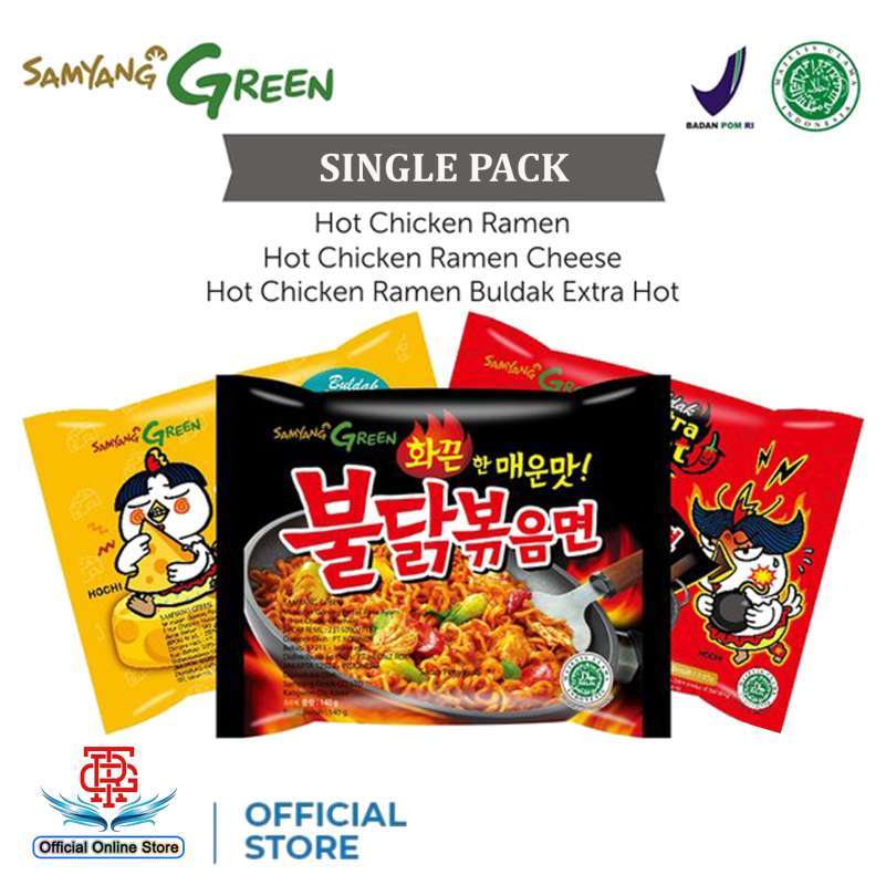 Promo Mie Samyang Halal Murah Extra Hot Mi Ramen Korea Buldak Original ...