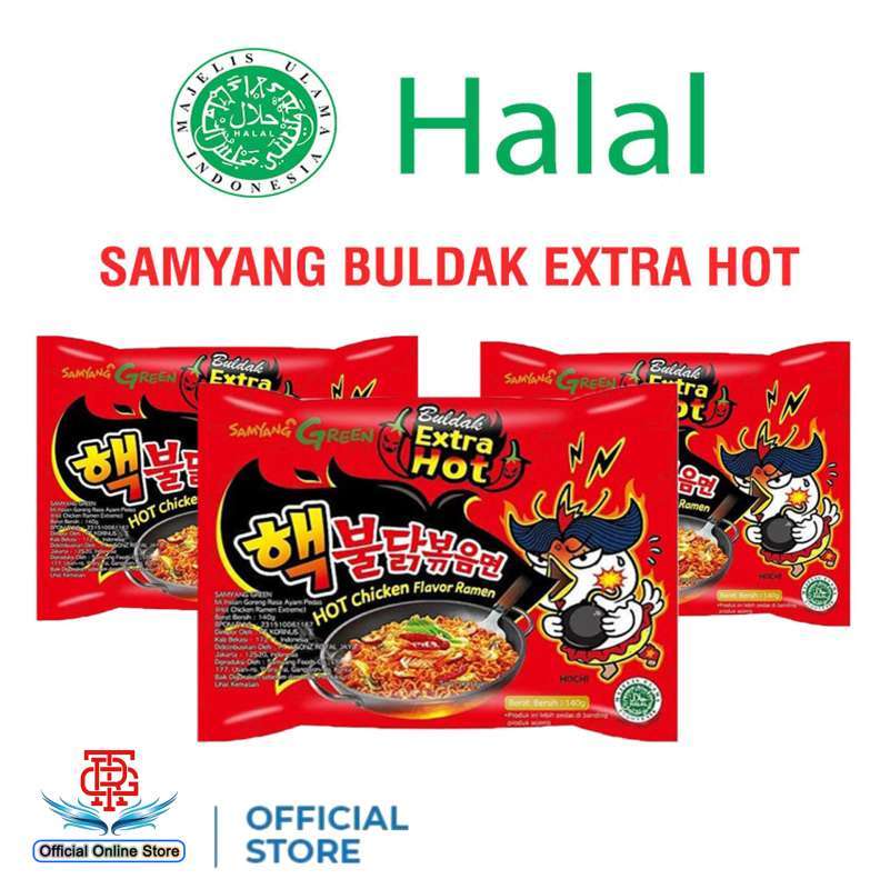 Promo Mie Samyang Halal Murah Extra Hot Mi Ramen Korea Buldak Original ...