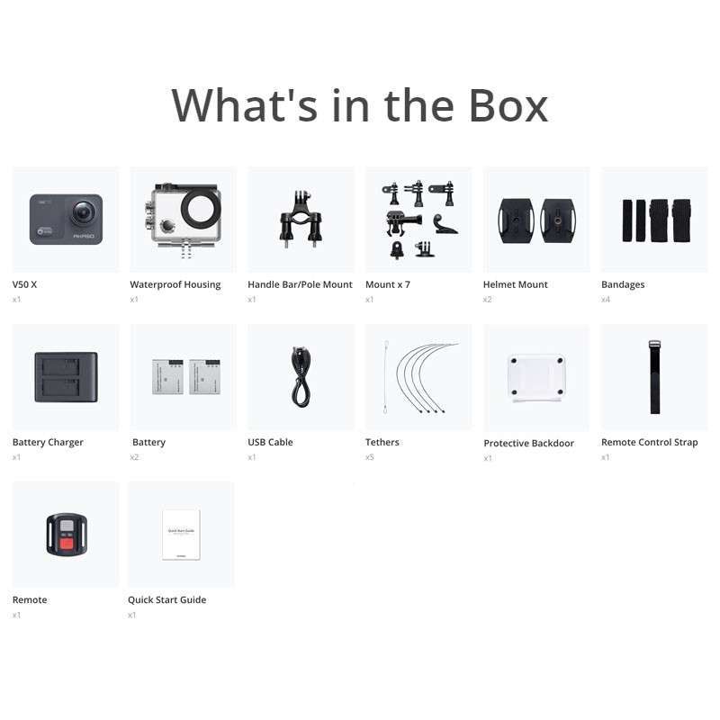 Promo Jpc Kemang Akaso V50x Cube / V50x New Version 4k Action Cam Akaso V50 X Action Camera ...