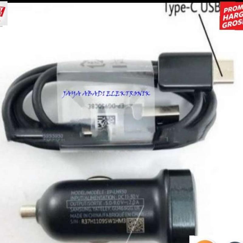 Promo SAMSUNG ADAPTOR MOBIL FAST CHARGER MINI KABEL USB TYPE C TEBAL ...