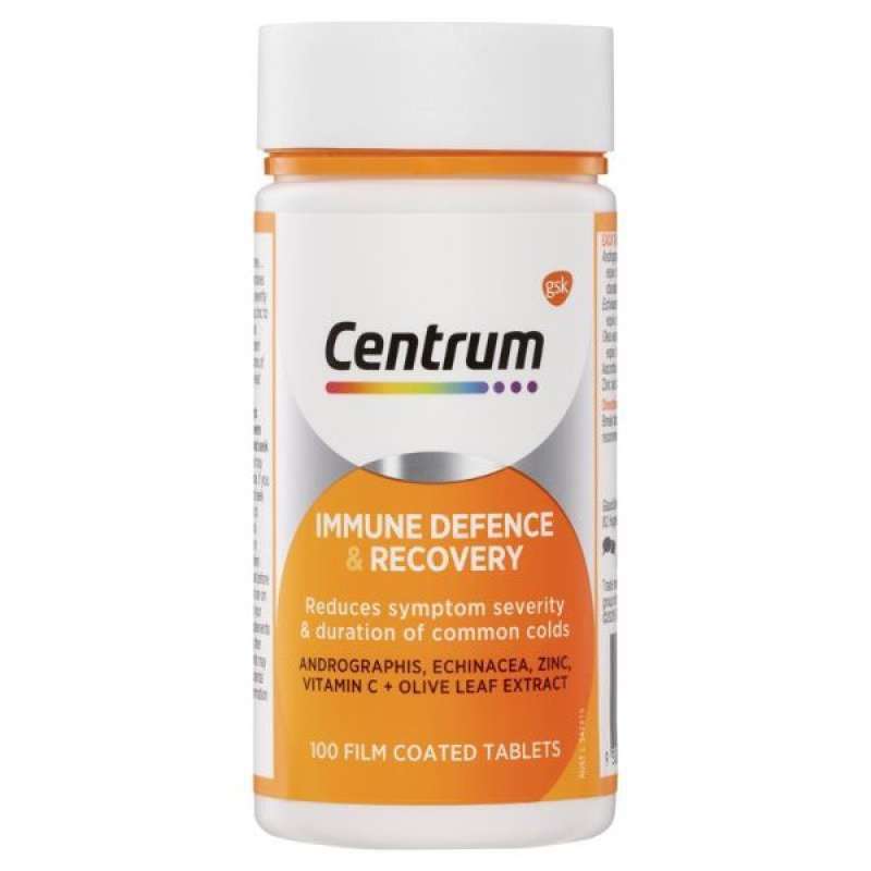Promo Centrum Immune Defence & Recovery 100 Capsules Diskon 48% di ...