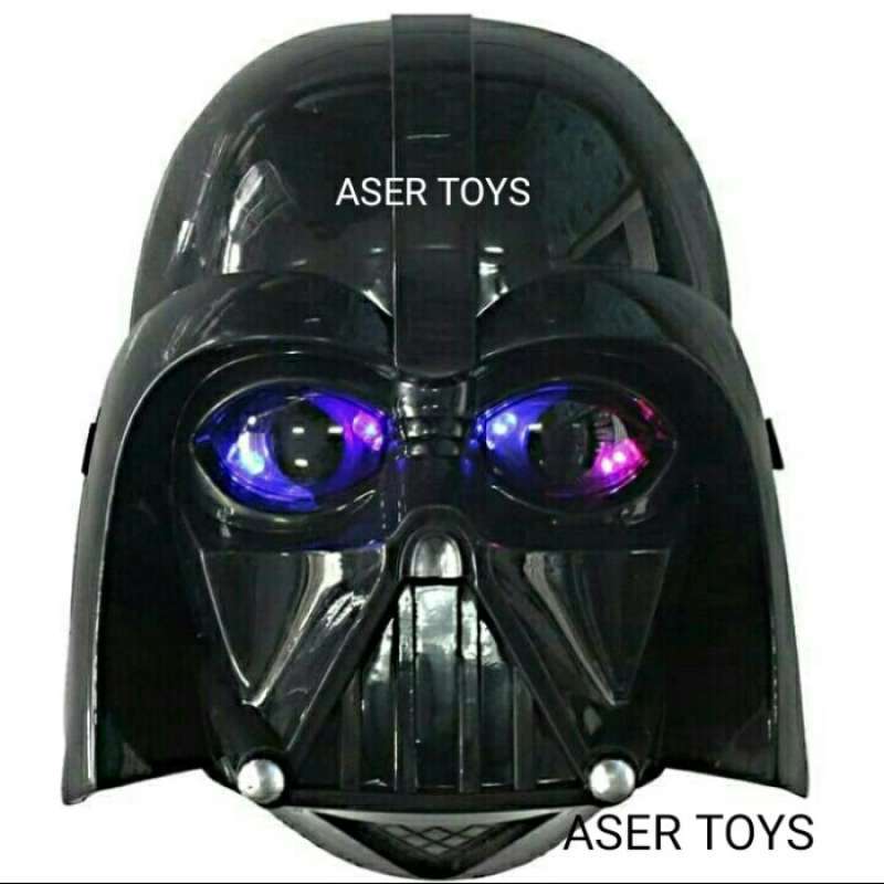 Promo TOPENG DARTH VADER STAR WARS LED MASK SUARA & LAMPU/TOPENG ANAK ...
