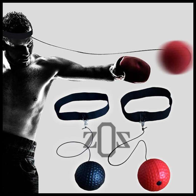 Jual Bola Ball Latihan Tinju Fight Head Band Speed Reflex Boxing On ...
