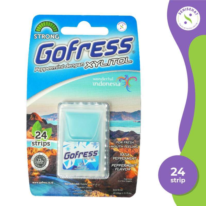 Jual Gofress Xylitol Peppermint - Permen Lembar Tipis di Seller ...