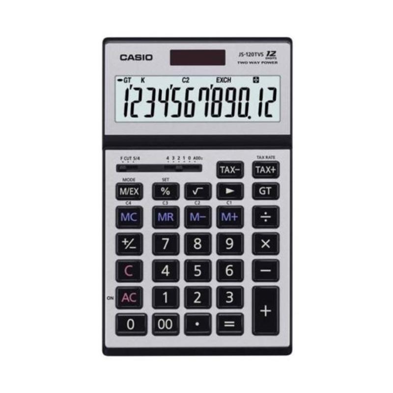 Jual Casio Js-120tvs Kalkulator Kantor [heavy Duty/ Layar Tekuk/ 12 ...