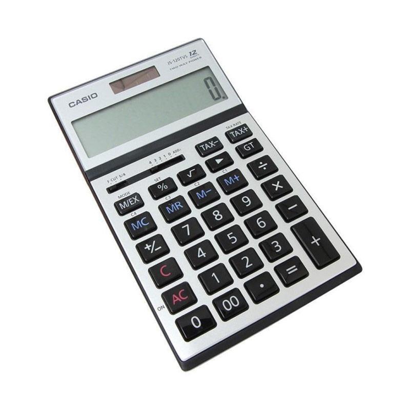 Jual Casio Js-120tvs Kalkulator Kantor [heavy Duty/ Layar Tekuk/ 12 ...