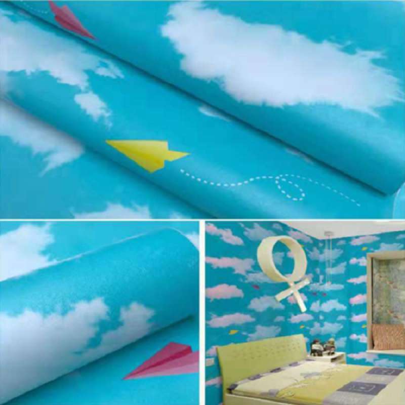 Jual Abadi 5008-1 Motif Langit Awan Wallpaper Sticker di Seller Bobi ...