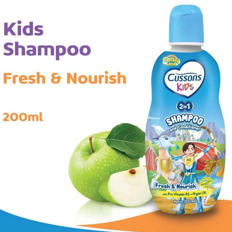 Jual Cussons Kids 2in1 Shampoo Fresh & Nourish 200 ml di Seller ...