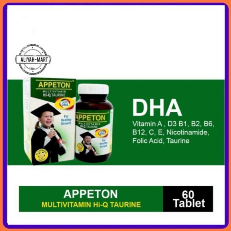 Promo Appeton Multivitamin Hi-q Taurine 60 Tablet Import Diskon 10% Di ...