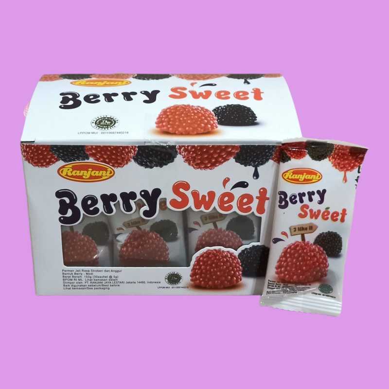 Jual Ranjani Sweet Berry Permen Jelly Bentuk Berry 5gr [30 pcs/box] di ...