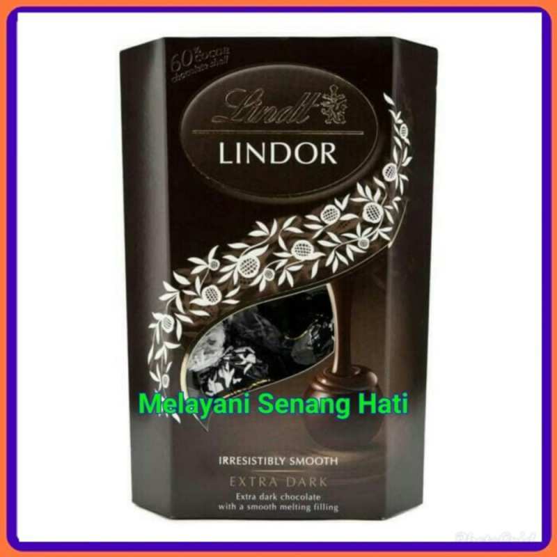 Promo Lindt Lindor Extra Dark Chocolate Truffles Import Swiss Diskon 11 ...