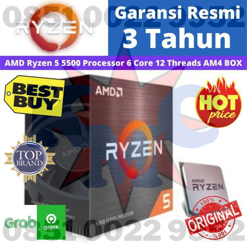 Jual Amd Ryzen 5 5500 Box Original Murah - Harga Diskon Januari 2024 ...