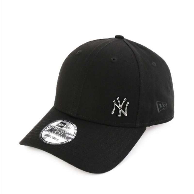 Topi Ny Logo MLB NY Yankees Circle Stamp Ball Cap Black/Gold