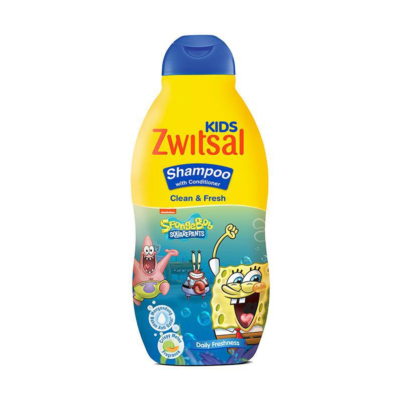 Jual Surabaya - ZWITSAL Kids Seri Spongebob Shampoo Blue Clean & Fresh ...