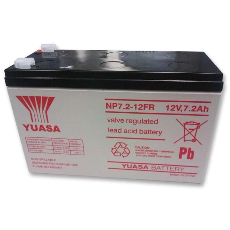 Jual Battery Yuasa Np7.2-12 / Baterai Ups Aki Kering 12v 7.2ah 12 Volt 7ah - Lokal Di Seller ...
