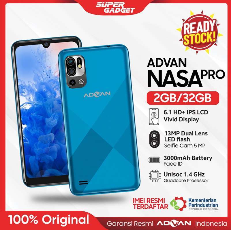 Jual Advan Nasa Pro 2/32 Ram 2 Rom 32 Gb 2gb 32gb Android Di Seller Super Gadget - Sumur Batu ...